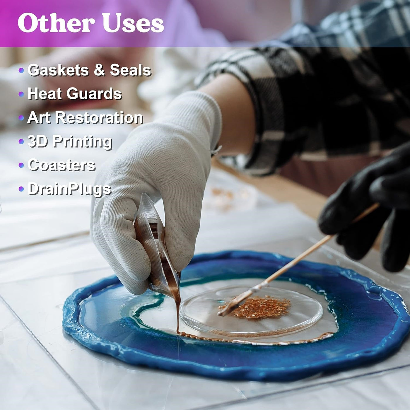 LET'S RESIN Silicone Putty,1LB Silicone Mold Making Kit, Non-Toxic ...